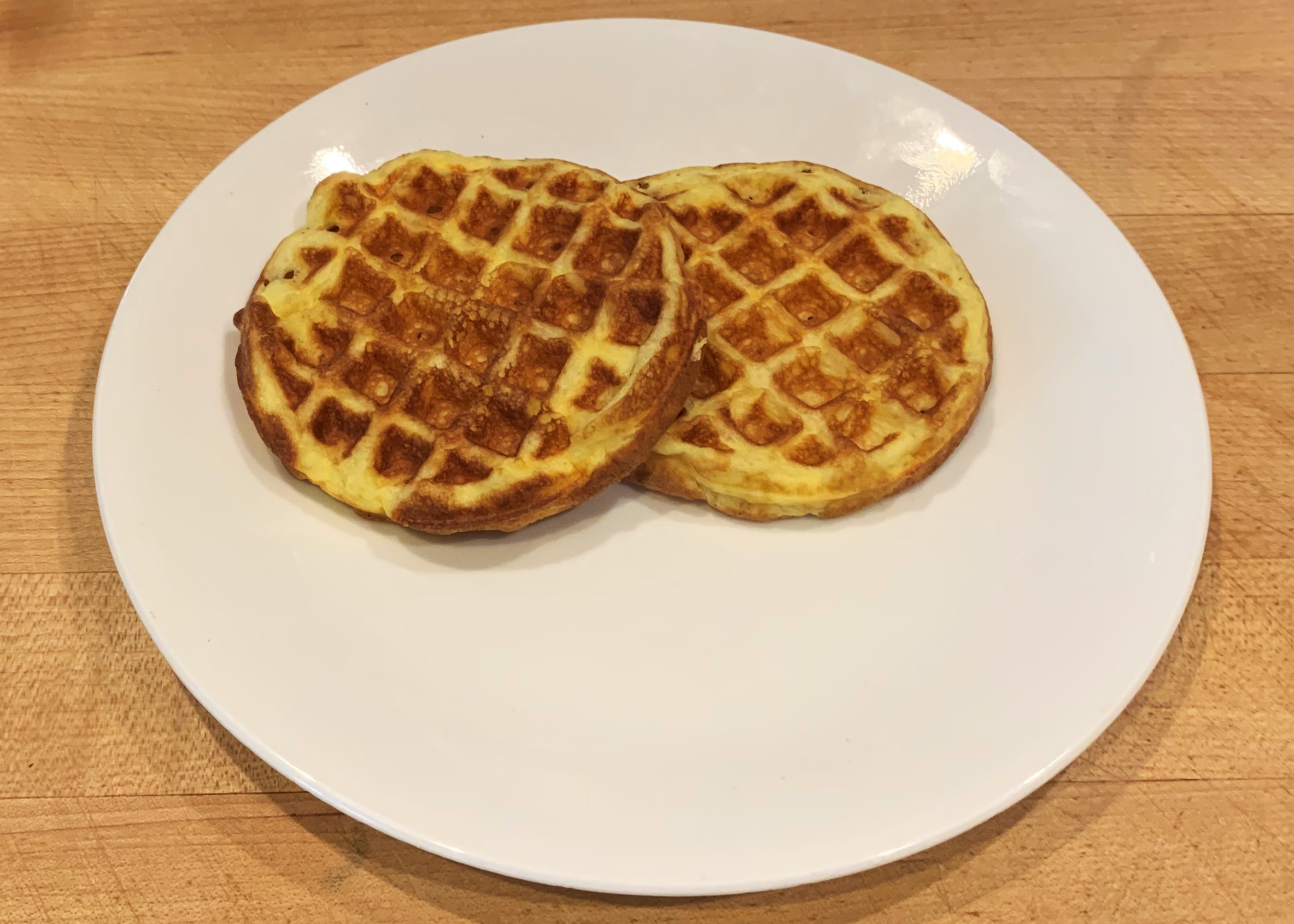Light Garlic Bread Chaffle - SeriousKeto